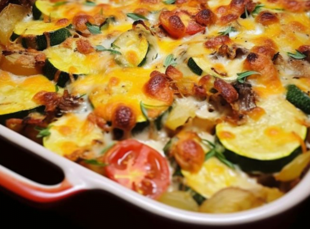 Loaded Zucchini Bake - Easy Recipes Life