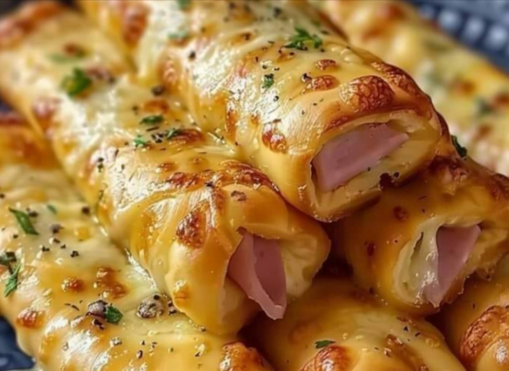 Ham and Cheese Sticks Recipe - Easy Recipes Life