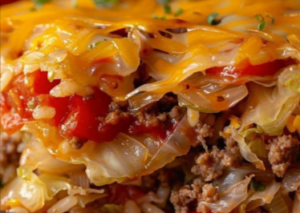 Cabbage Beef Bake Recipe - Easy Recipes Life