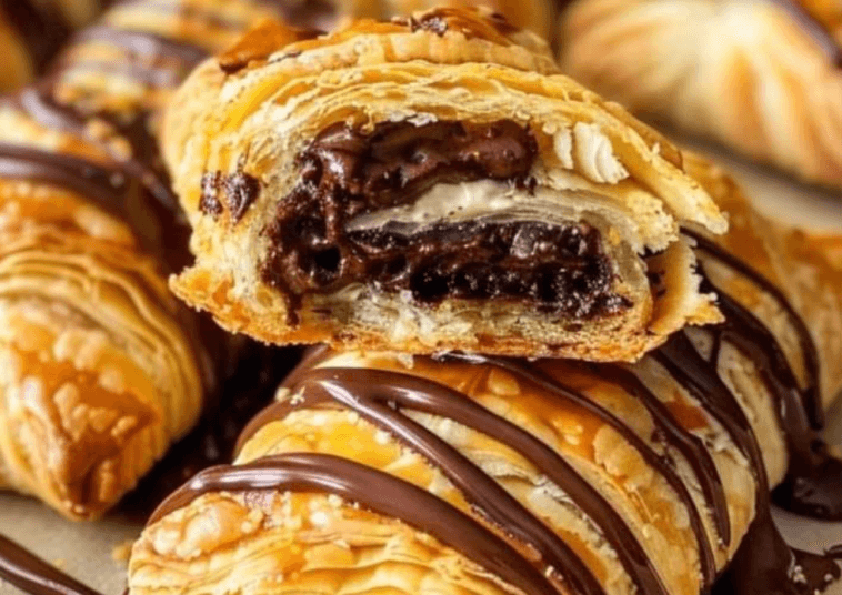 Chocolate Puff Pastries - Easy Recipes Life