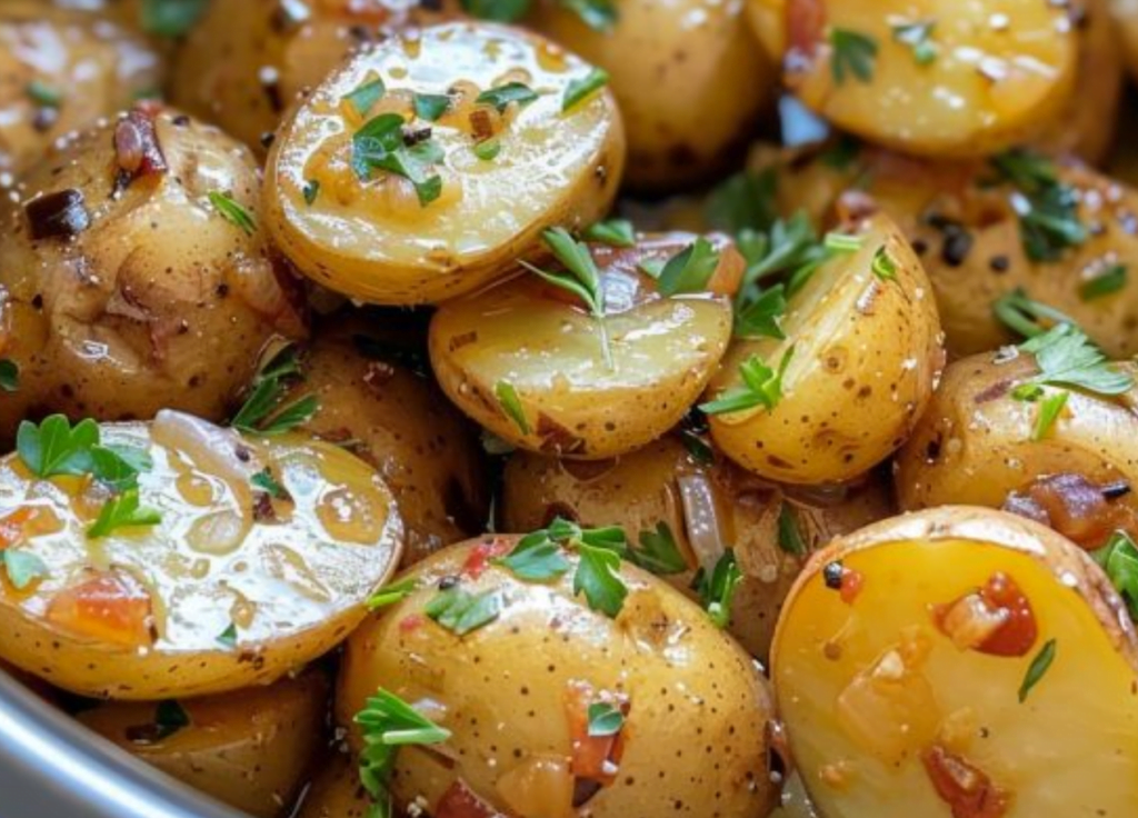 Slow Cooker Italian Potatoes - Easy Recipes Life