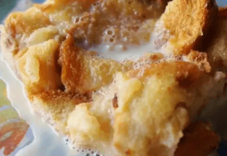 Pina Colada Bread Pudding with Vanilla Rum Sauce - Easy Recipes Life