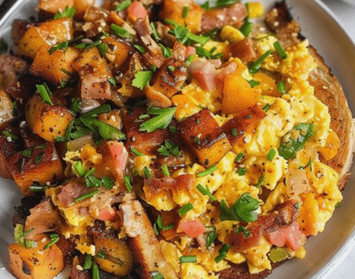 BBQ Breakfast Scrambler Recipe - Easy Recipes Life