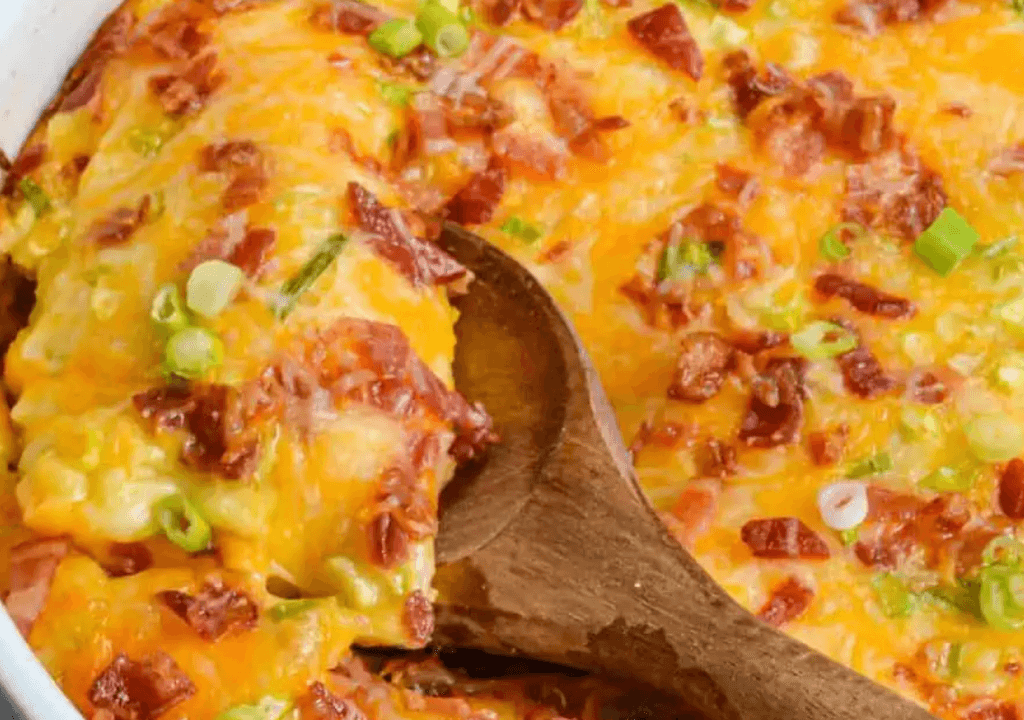 Twice Baked Potato Casserole - Easy Recipes Life