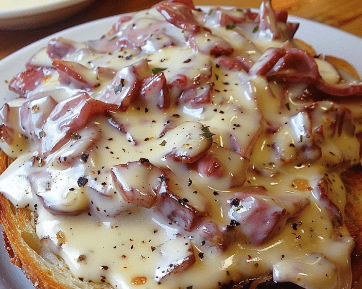 Creamed Chipped Beef on Toast - Easy Recipes Life