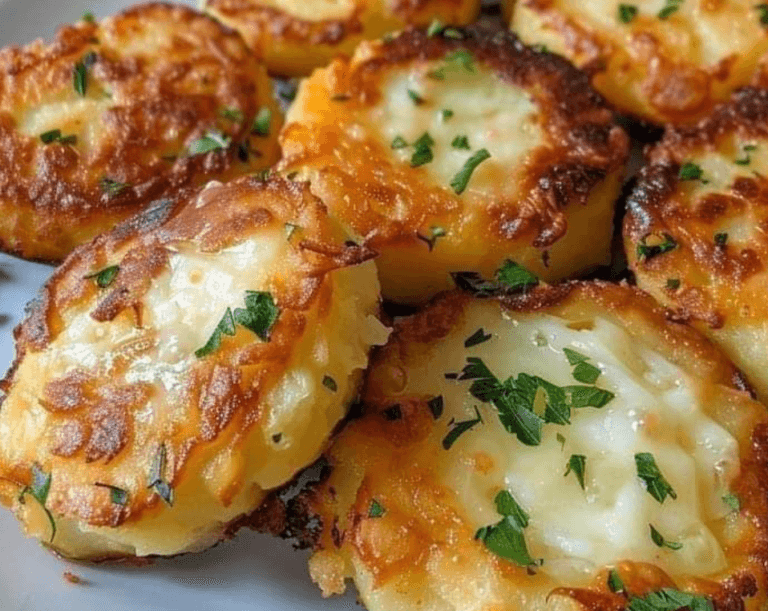 Cheesy Baked Potato Rounds - Easy Recipes Life