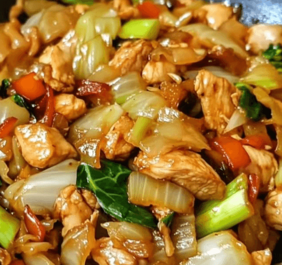 How to Make Chinese Chicken Cabbage Stir-Fry - Easy Recipes Life