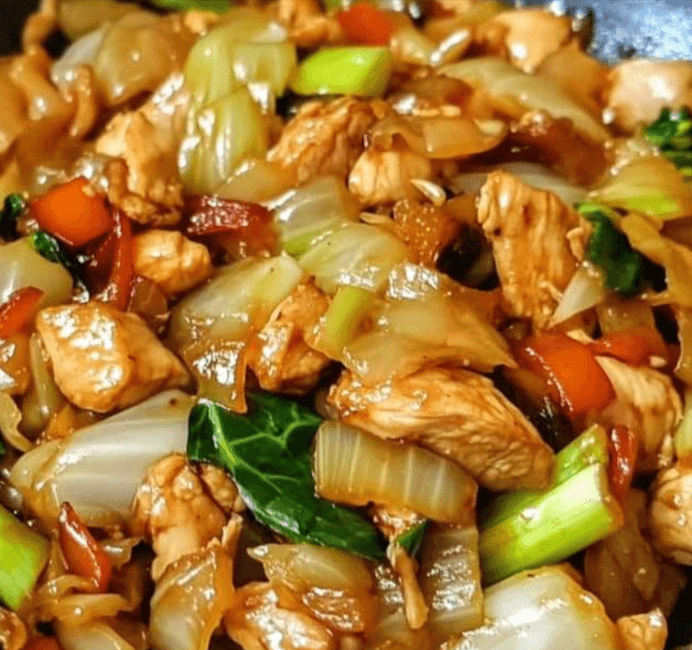 How to Make Chinese Chicken Cabbage Stir-Fry - Easy Recipes Life