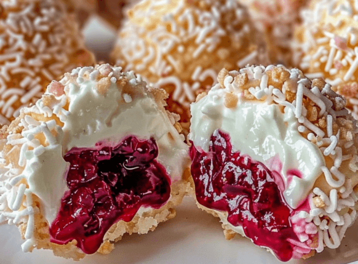 Raspberry Cream Cheese Bites - Easy Recipes Life