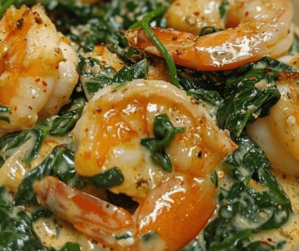Creamy Shrimp and Crab Spinach - Easy Recipes Life