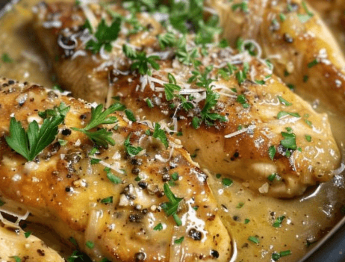 Slow Cooker Chicken Scampi - Easy Recipes Life