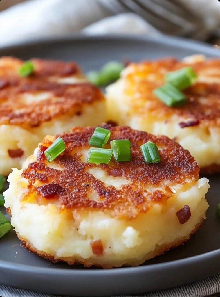 Southern Style Loaded Mashed Potato Cakes - Easy Recipes Life