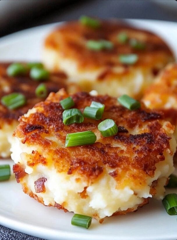 Southern Style Loaded Mashed Potato Cakes - Easy Recipes Life