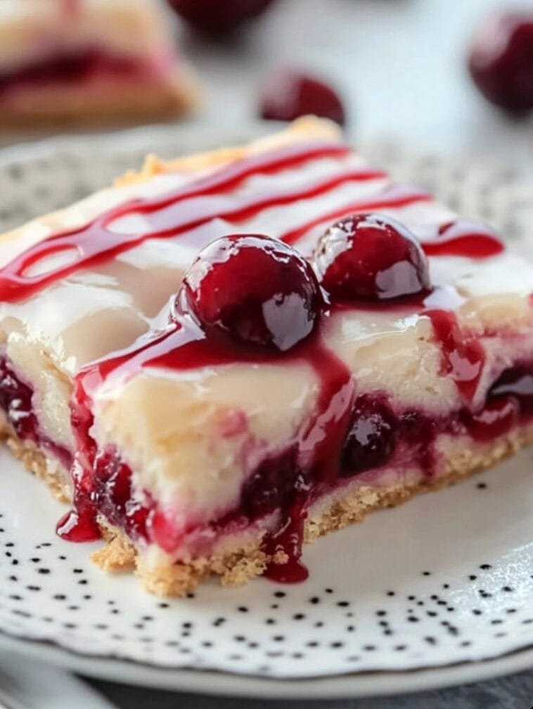 Cherry Bars Recipe - Easy Recipes Life
