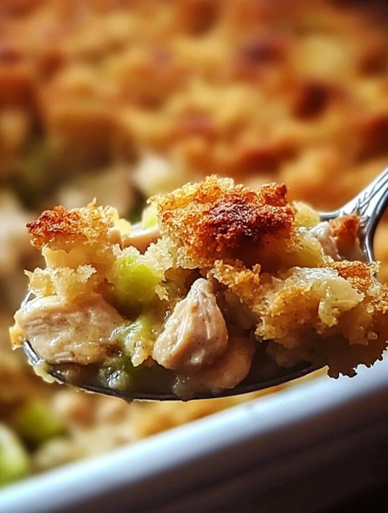 Chicken Dressing Casserole Recipe - Easy Recipes Life