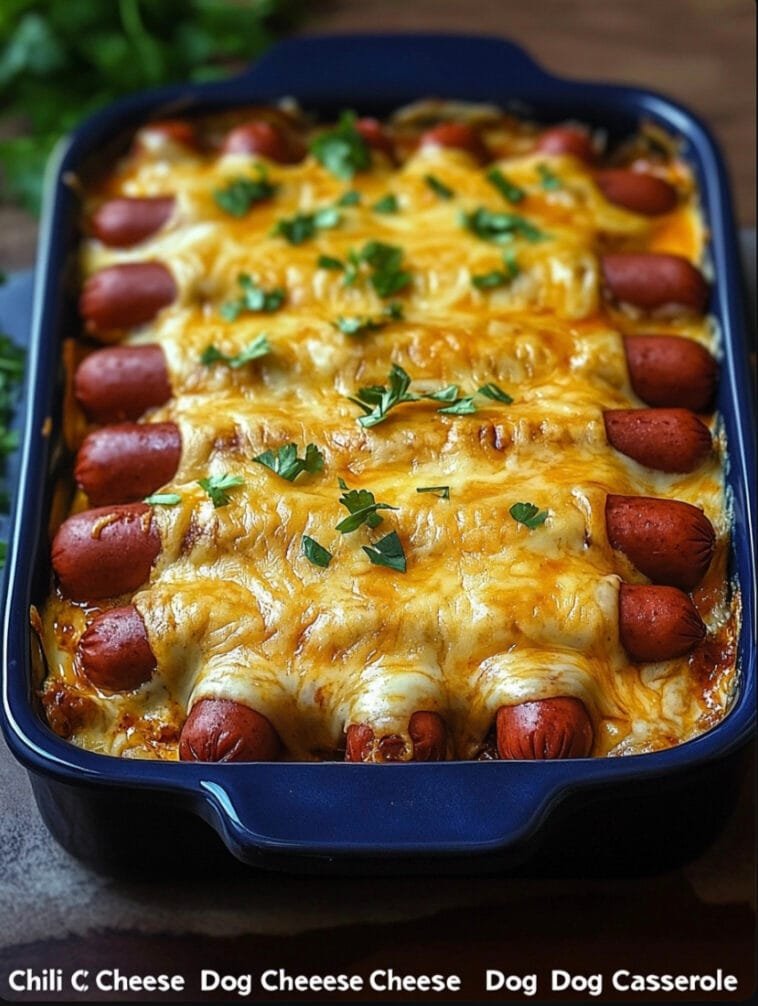 Chili Cheese Dog Casserole Recipe - Easy Recipes Life