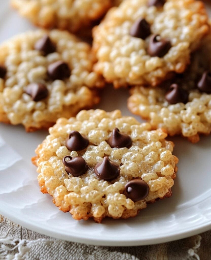 Rice Krispie Chocolate Chip Cookies - Easy Recipes Life