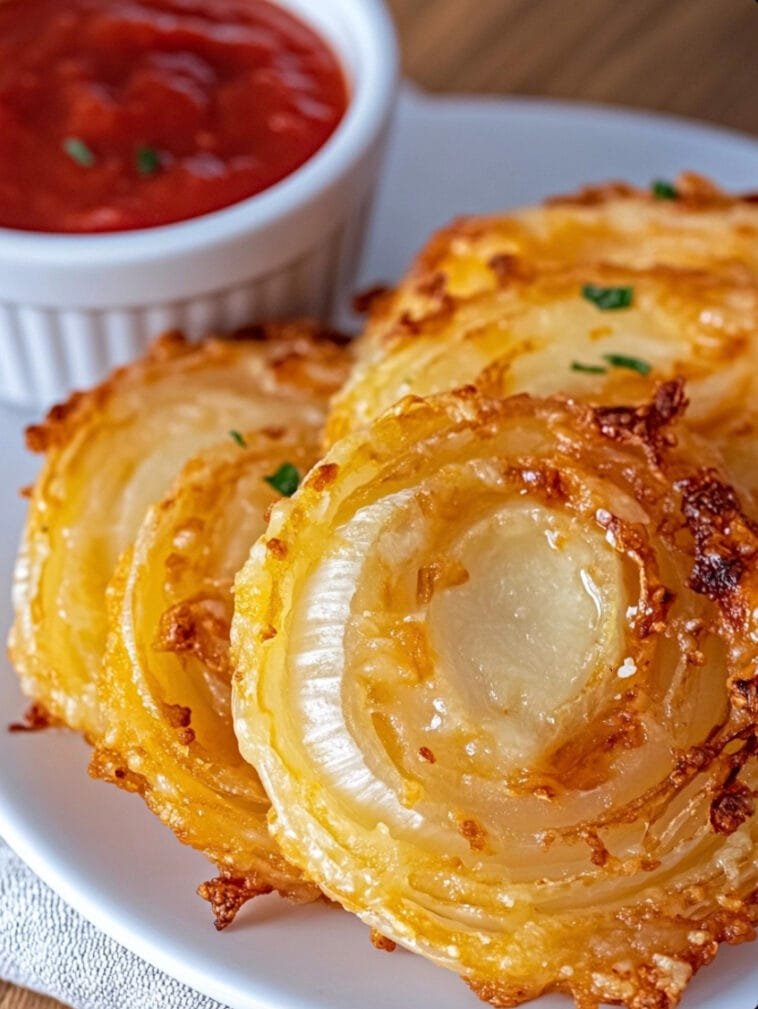 Cheesy Onion Crisps - Easy Recipes Life