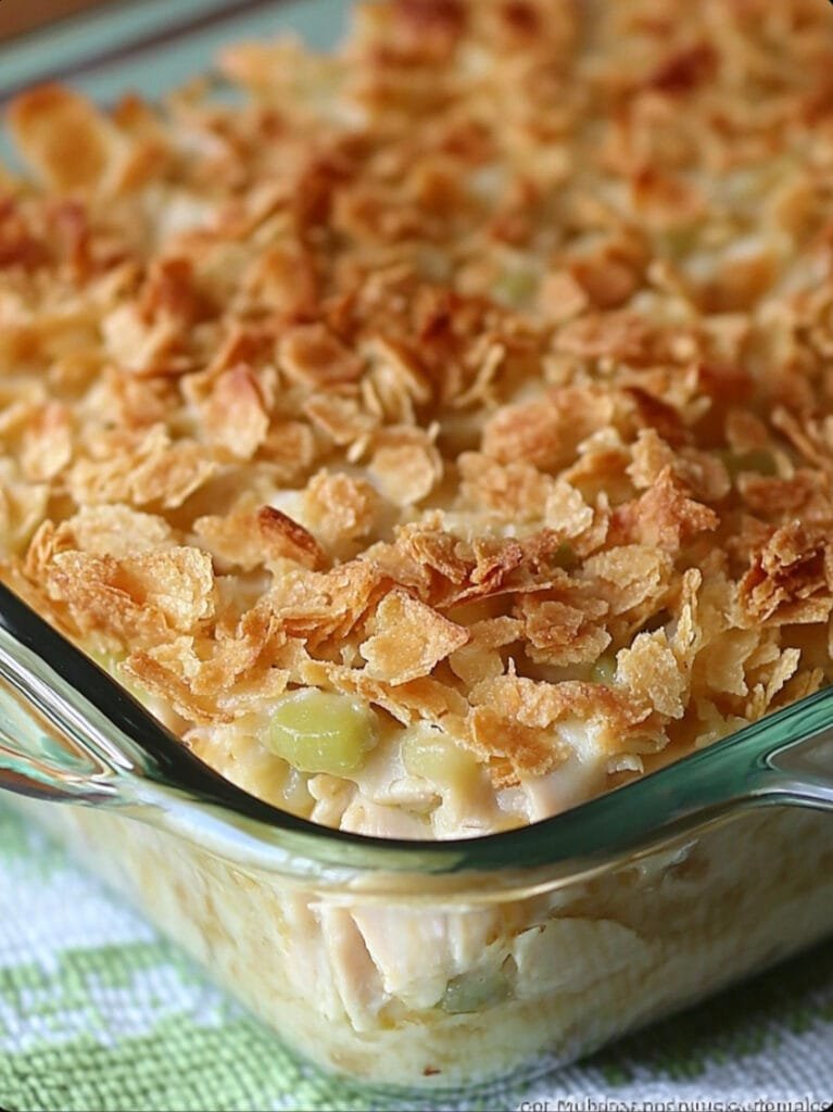 Crunchy Chicken Casserole Recipe - Easy Recipes Life