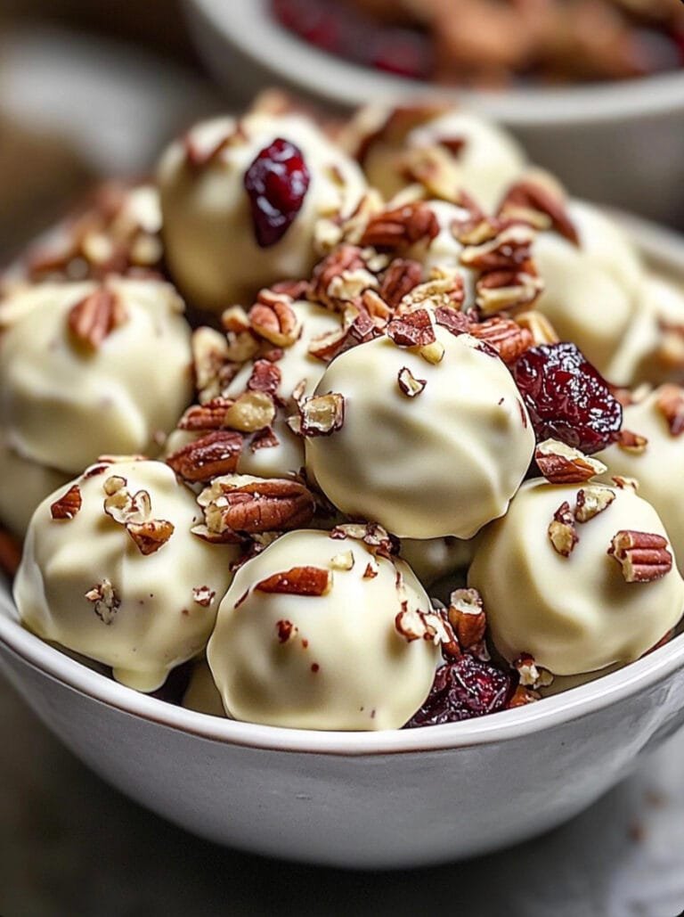 White Chocolate Cranberry Pecan Clusters Recipe - Easy Recipes Life