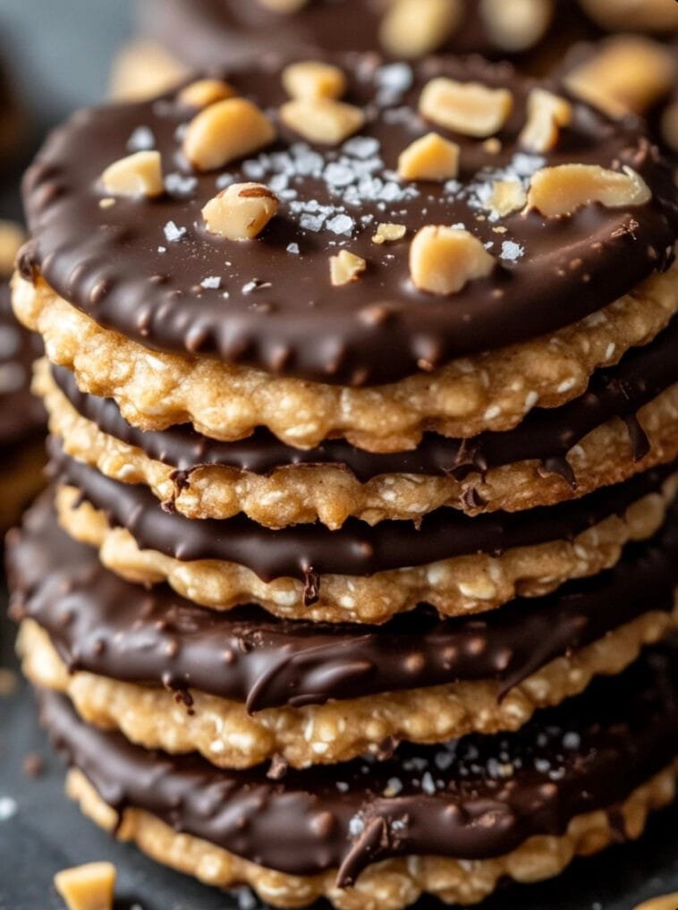 Chocolate Peanut Butter Ritz Cookies - Easy Recipes Life