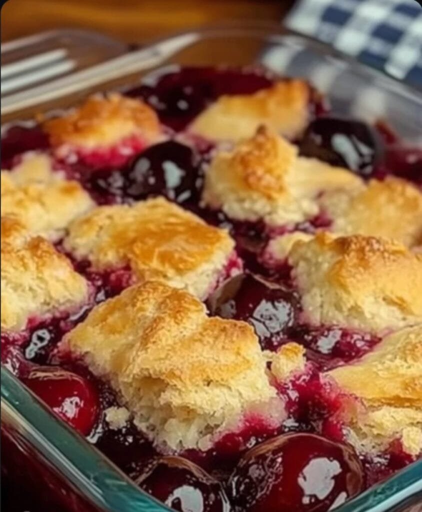 Old-Fashioned Cherry Cobbler – Easy Recipes Life