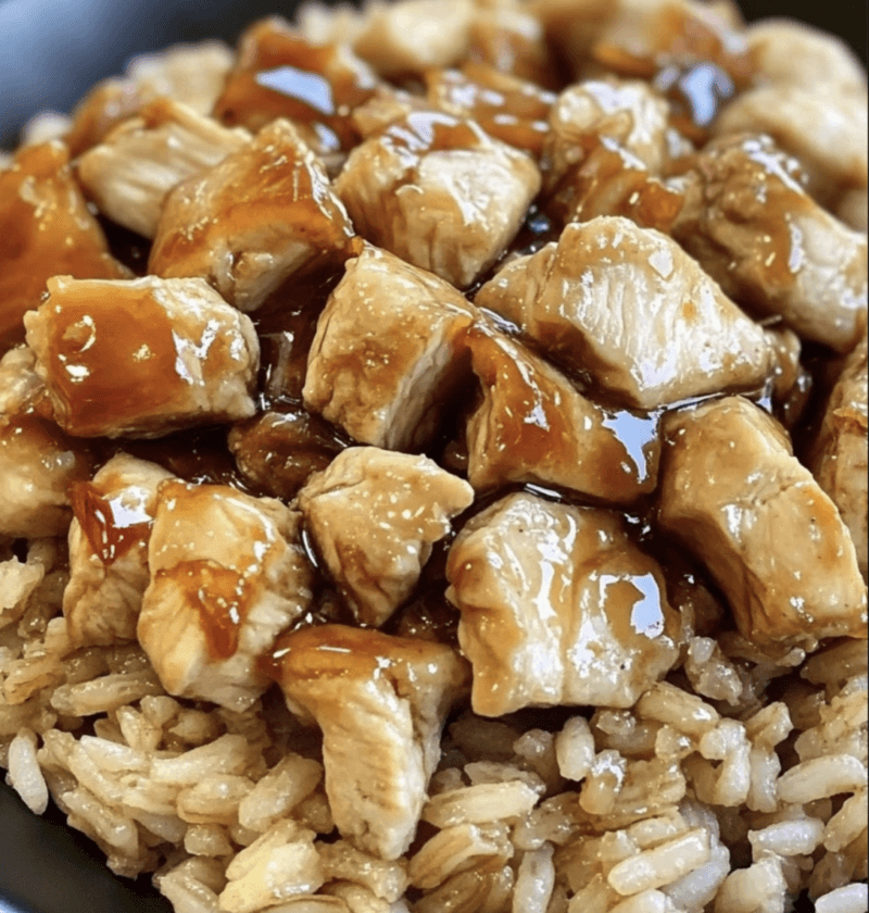 One Pan Honey BBQ Chicken Rice - Easy Recipes Life