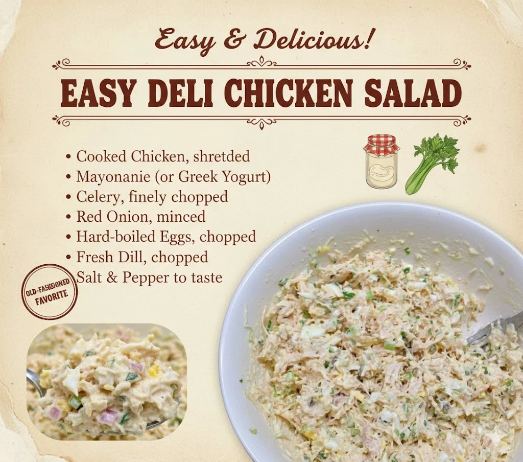 Easy Deli Chicken Salad - Easy Recipes Life